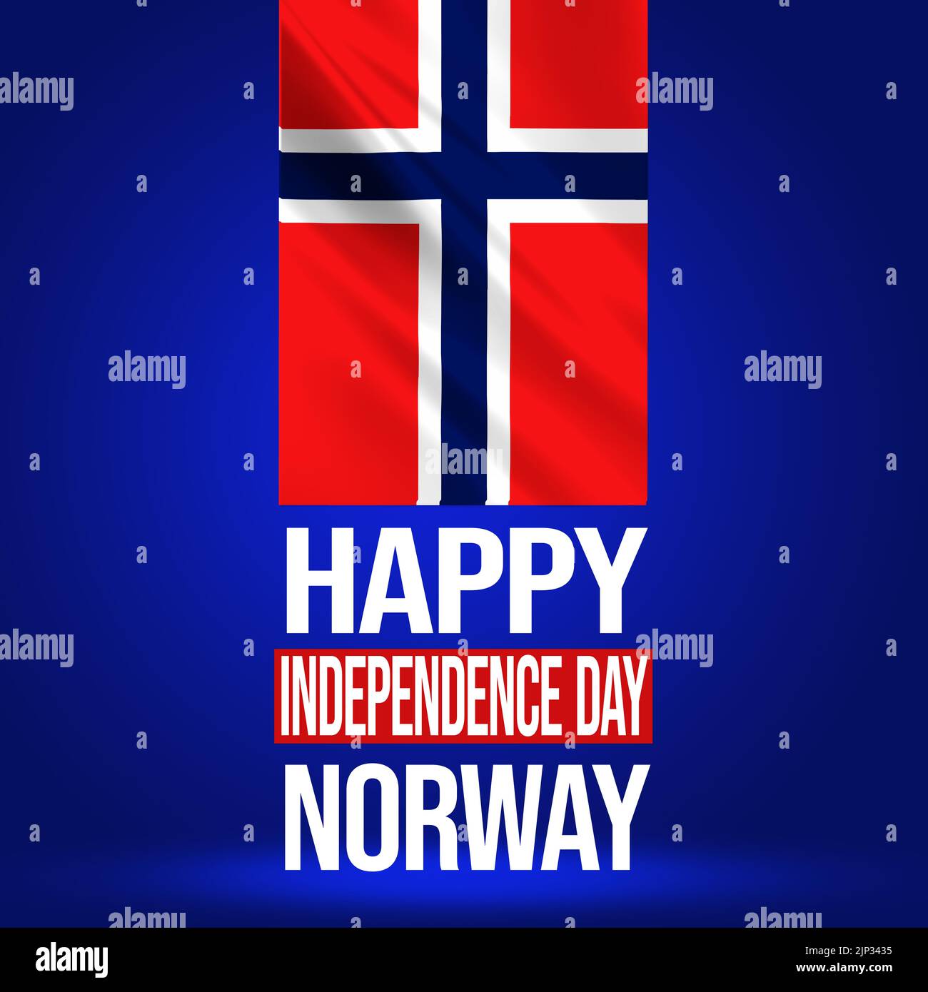 A vibrant poster design for Norway's Independence Day Stock Photo - Alamy