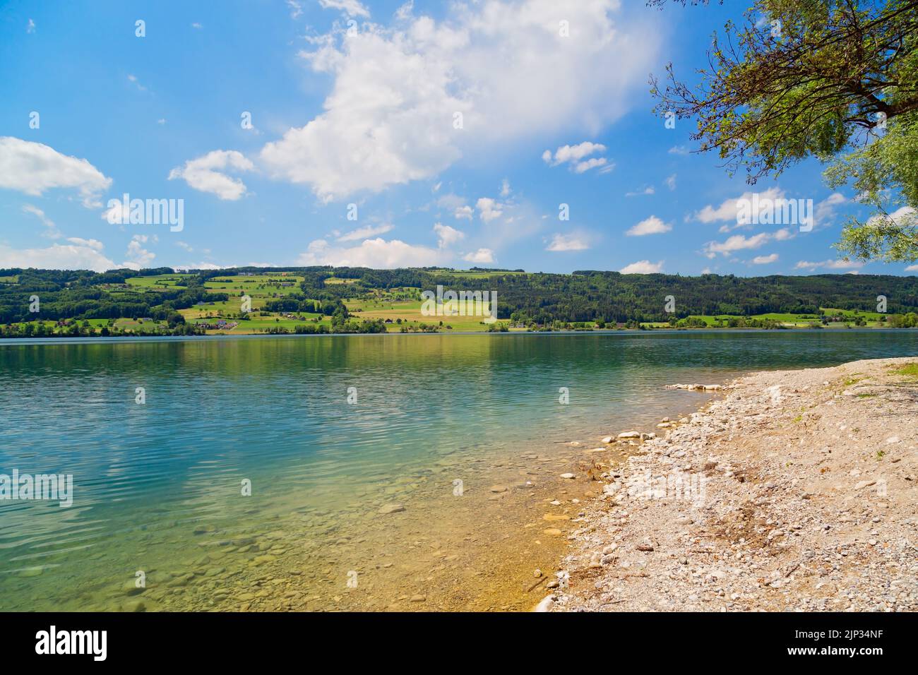 Lake Baldegg in canton of Lucerne, Switzerland Stock Photo - Alamy