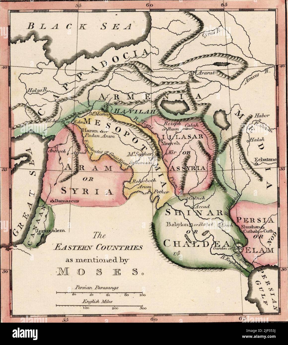 The Easteren Countries. John Melish. The Places Recorded in the Five ...