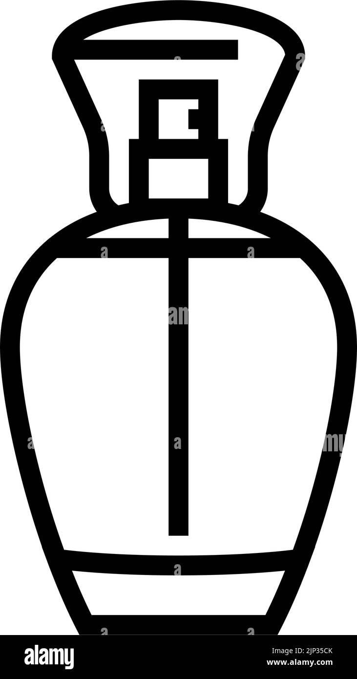 product fragrance bottle perfume line icon vector illustration Stock ...