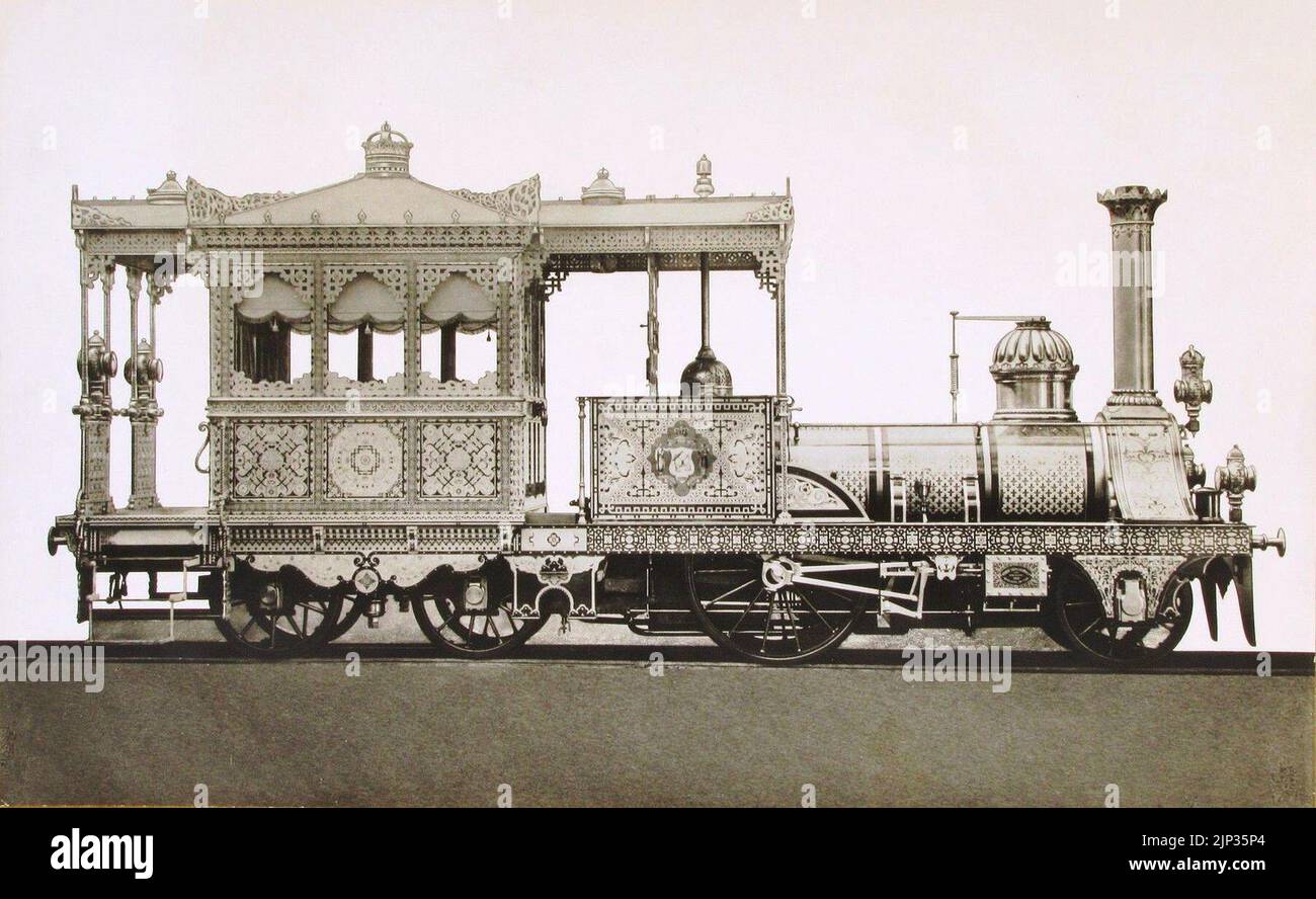 The Egyptian Viceroy's private 2-2-4T steam locomotive (Robert ...