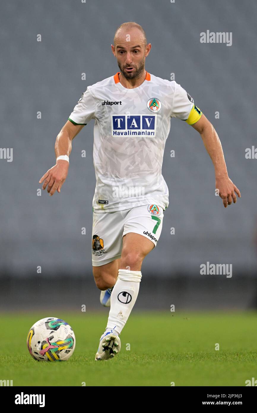 ISTANBUL - Efecan Karaca or Aytemiz Alanyaspor during the Turkish Super ...