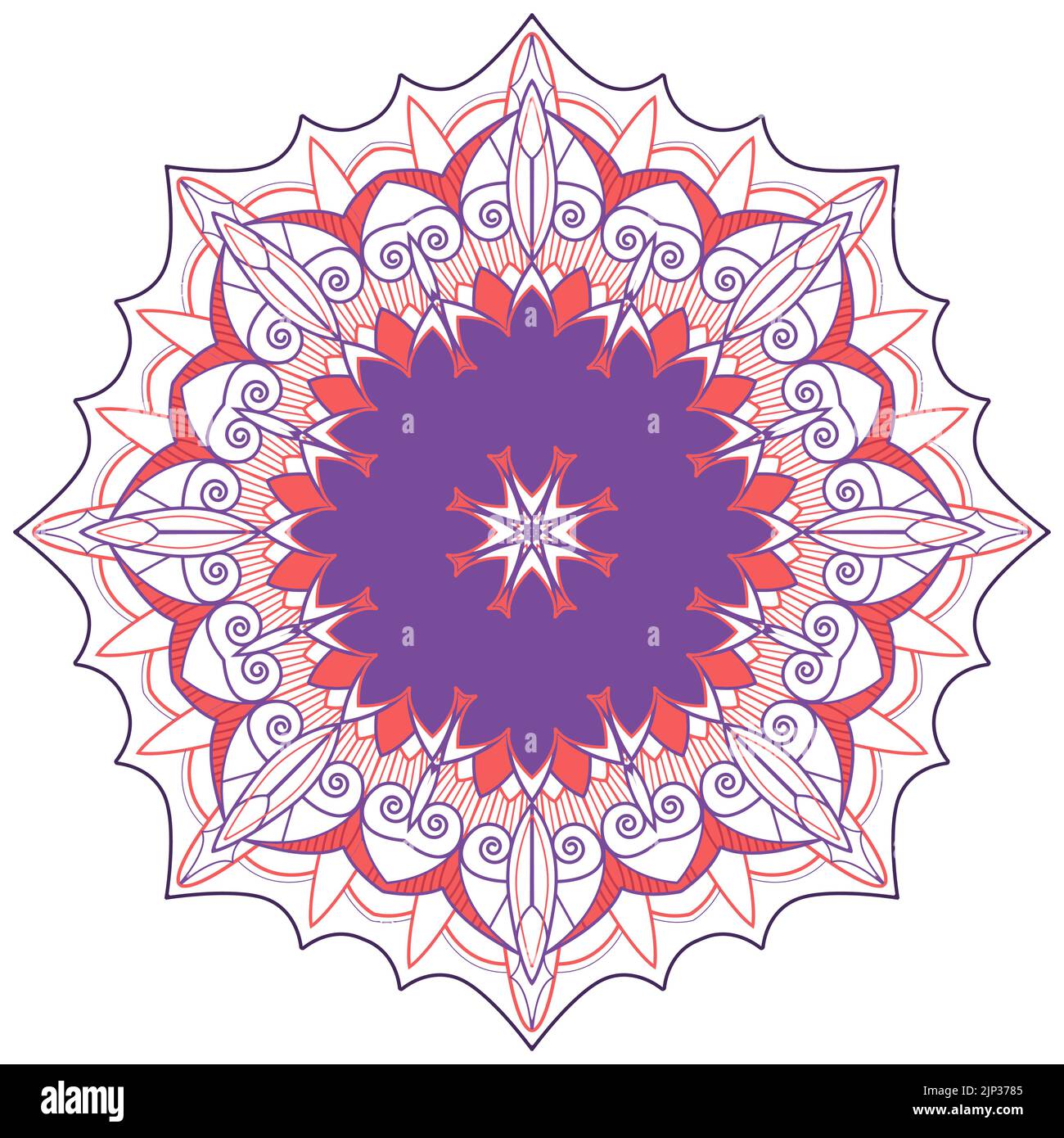 Coloring book page illustration technique Stock Vector Images - Alamy