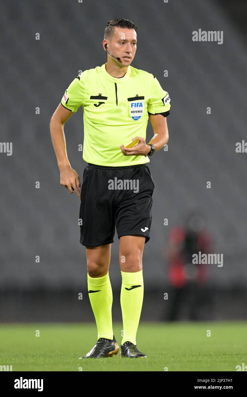 ISTANBUL - Referee Zorbay Kucuk during the Turkish Super Lig match ...
