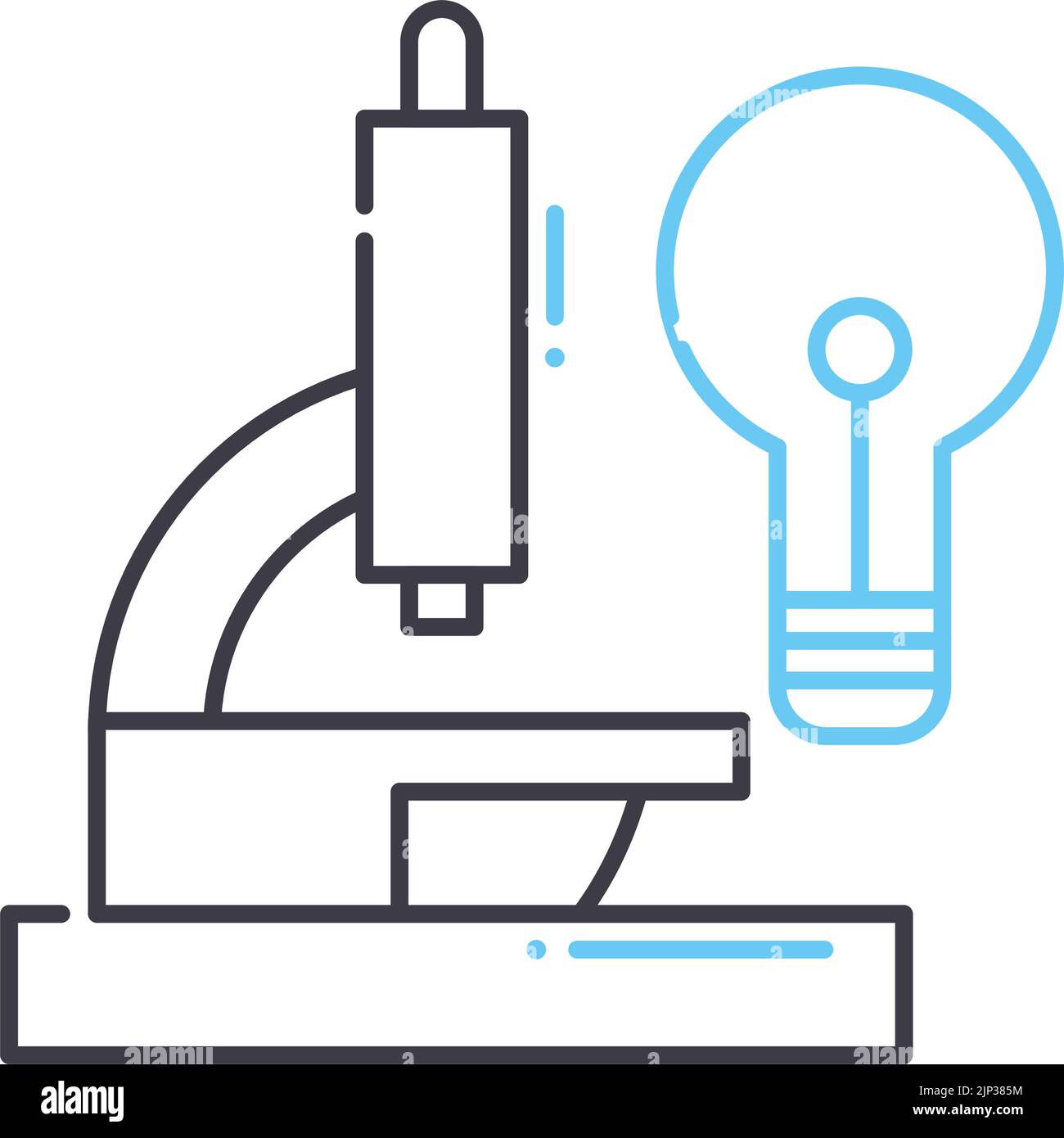 analyze and synthesize line icon, outline symbol, vector illustration ...