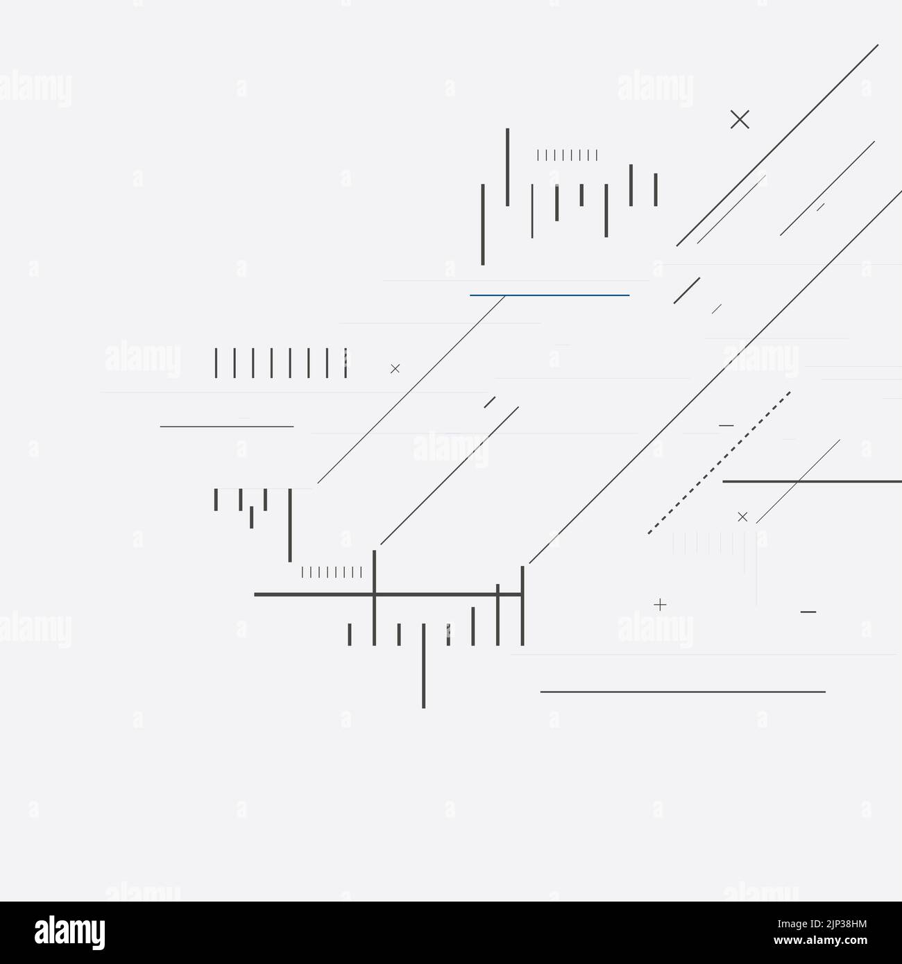 Abstract shapes with dynamic pattern. Vector linear element background ...