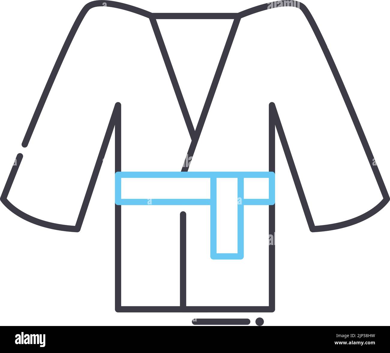 Bath robe hotel bed Stock Vector Images - Alamy