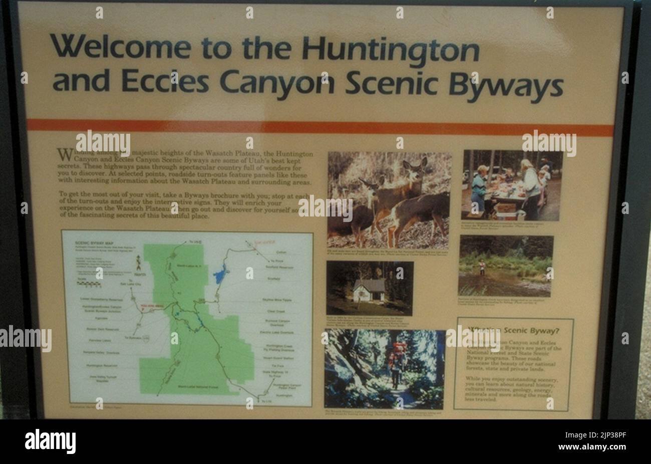 The Energy Loop- Huntington-Eccles Canyons Scenic Byway - Welcome Panel ...