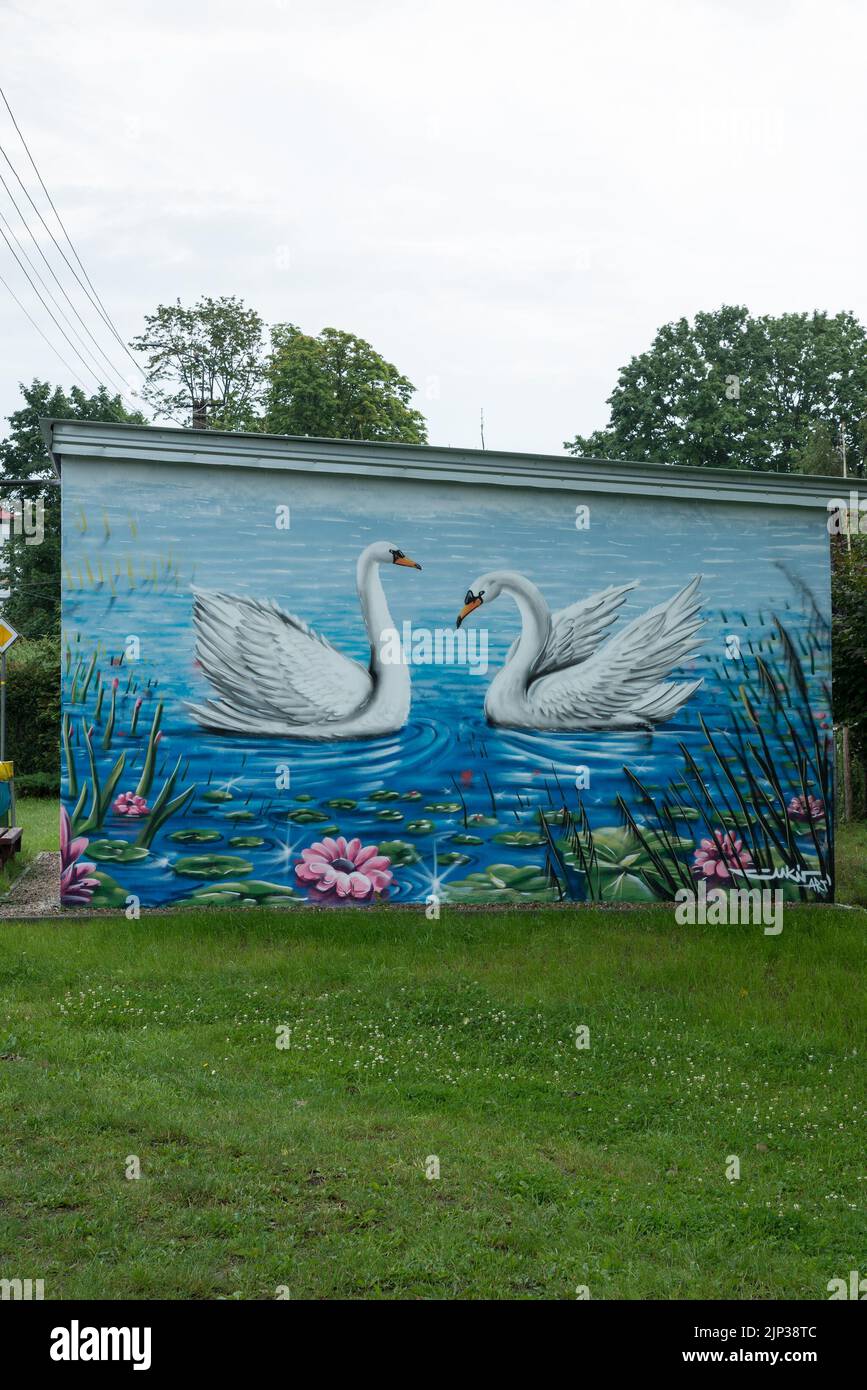 Łabędzie, Gmina Drawsko Pomorskie, within Drawsko County, West ...