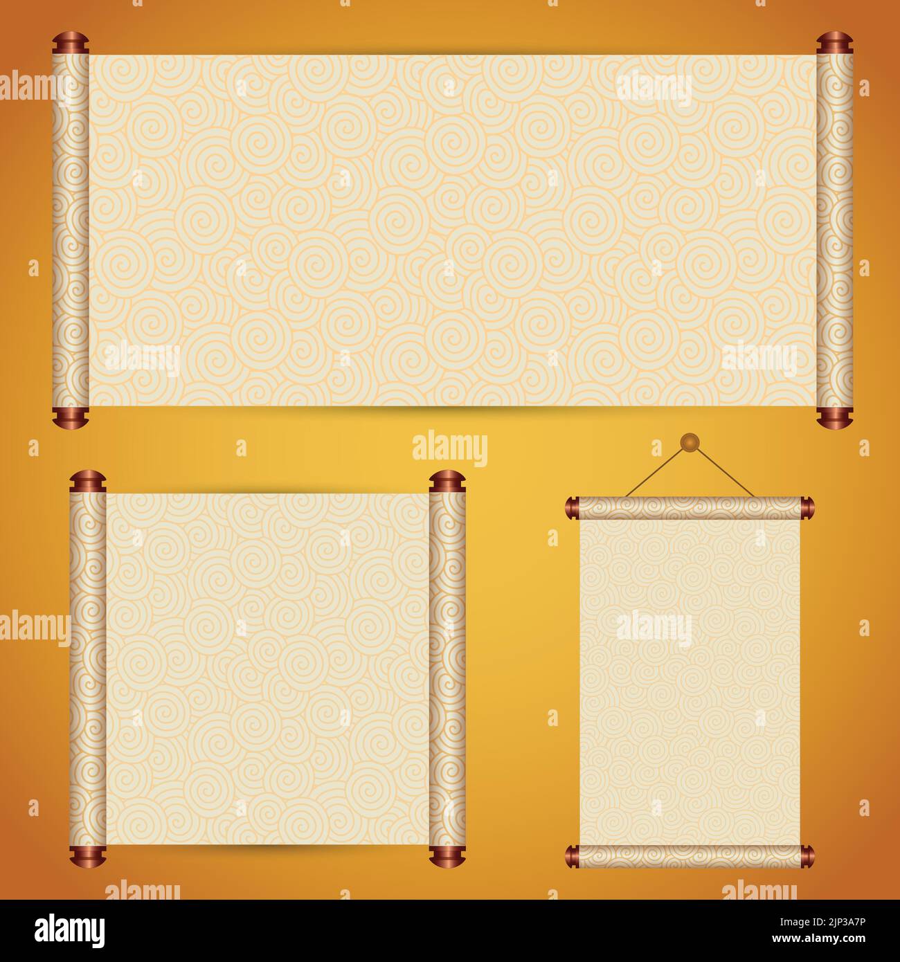 Traditional Chinese scroll, use for mounting and hanging Chinese ...