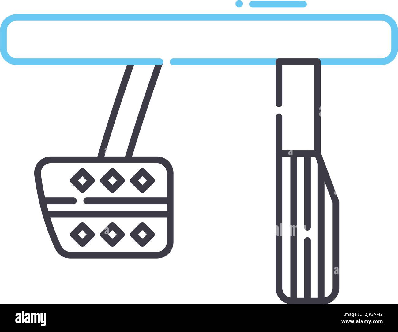 accelerator brake pedall line icon, outline symbol, vector illustration ...