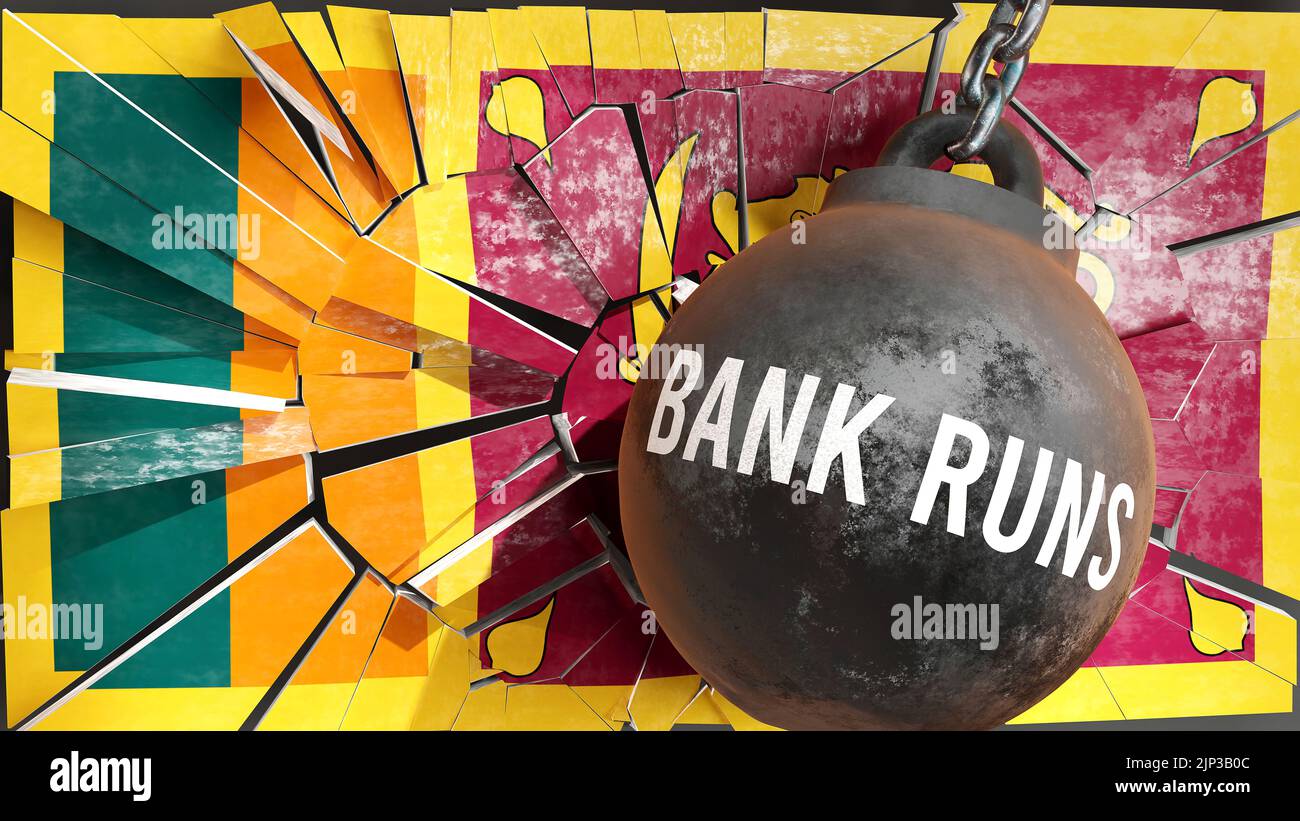 Sri Lanka and Bank runs that destroys the country and wrecks the ...