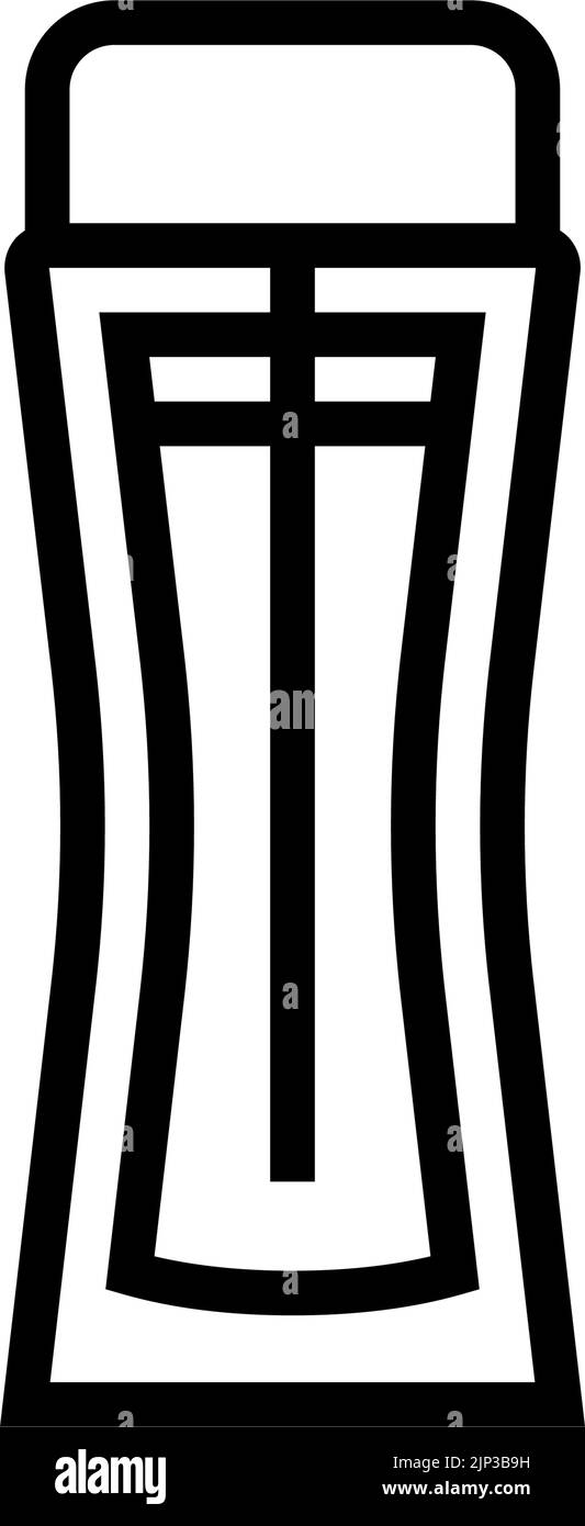 container fragrance bottle perfume line icon vector illustration Stock ...