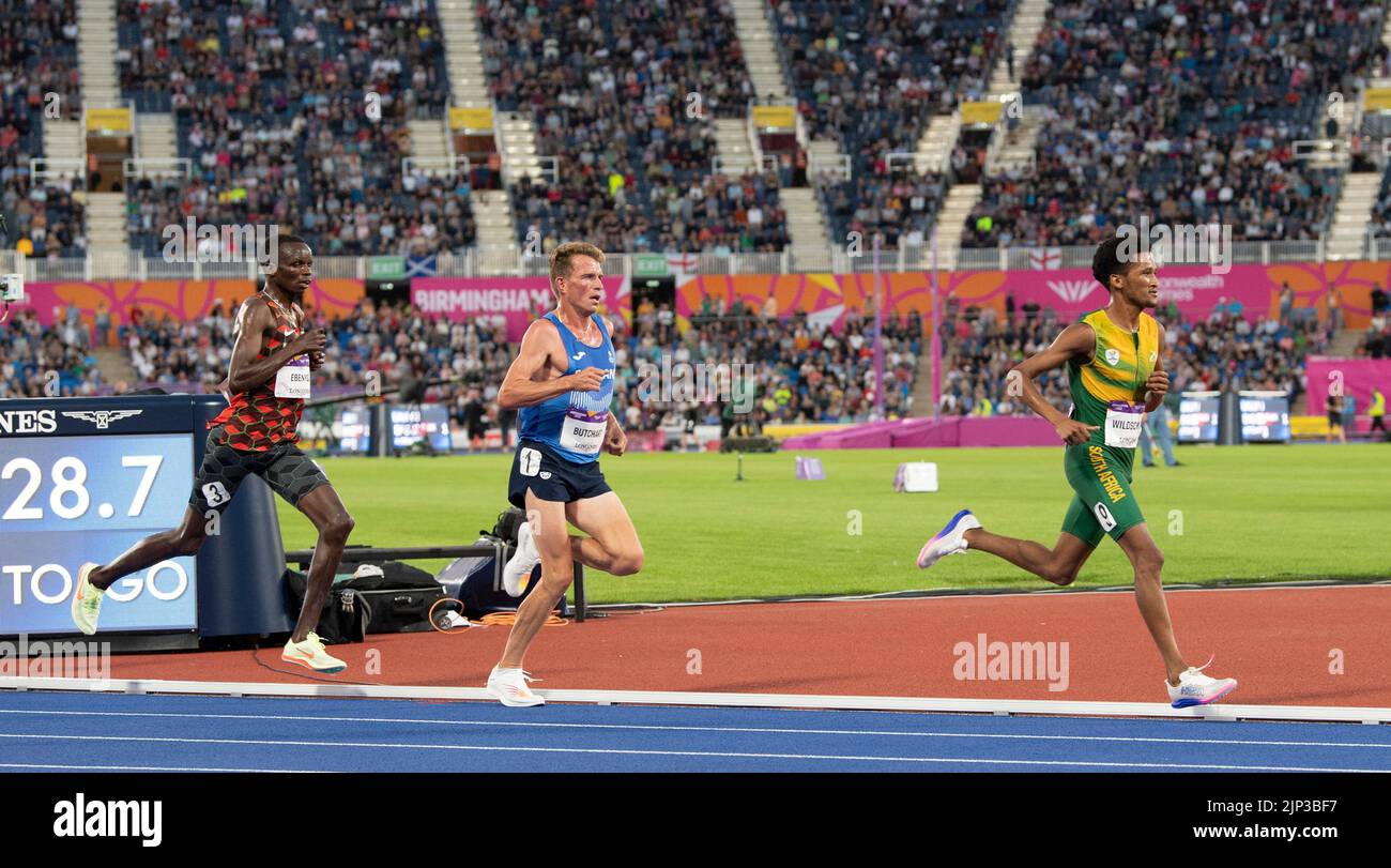 Andrew Butchart of Scotland competing in the men's 10,000m final at the ...