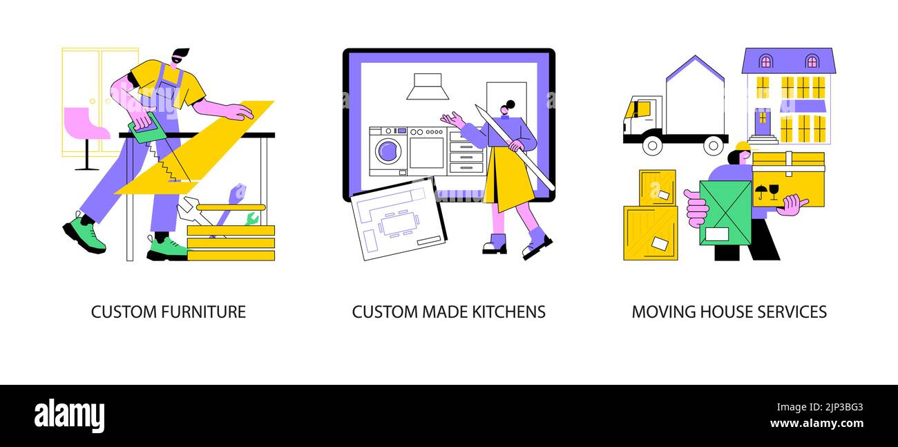 Bespoke real estate Stock Vector Images - Alamy