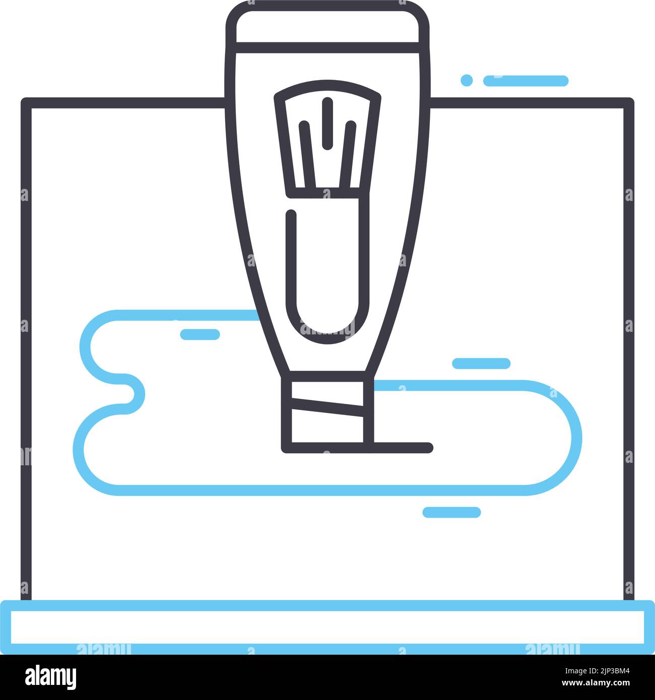 art line icon, outline symbol, vector illustration, concept sign Stock ...