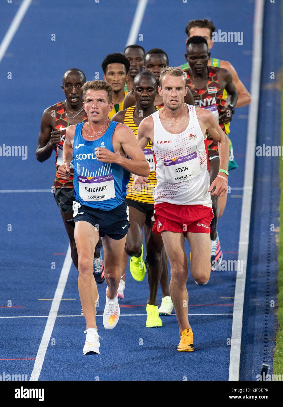 Andrew Butchart of Scotland competing in the men's 10,000m final at the ...