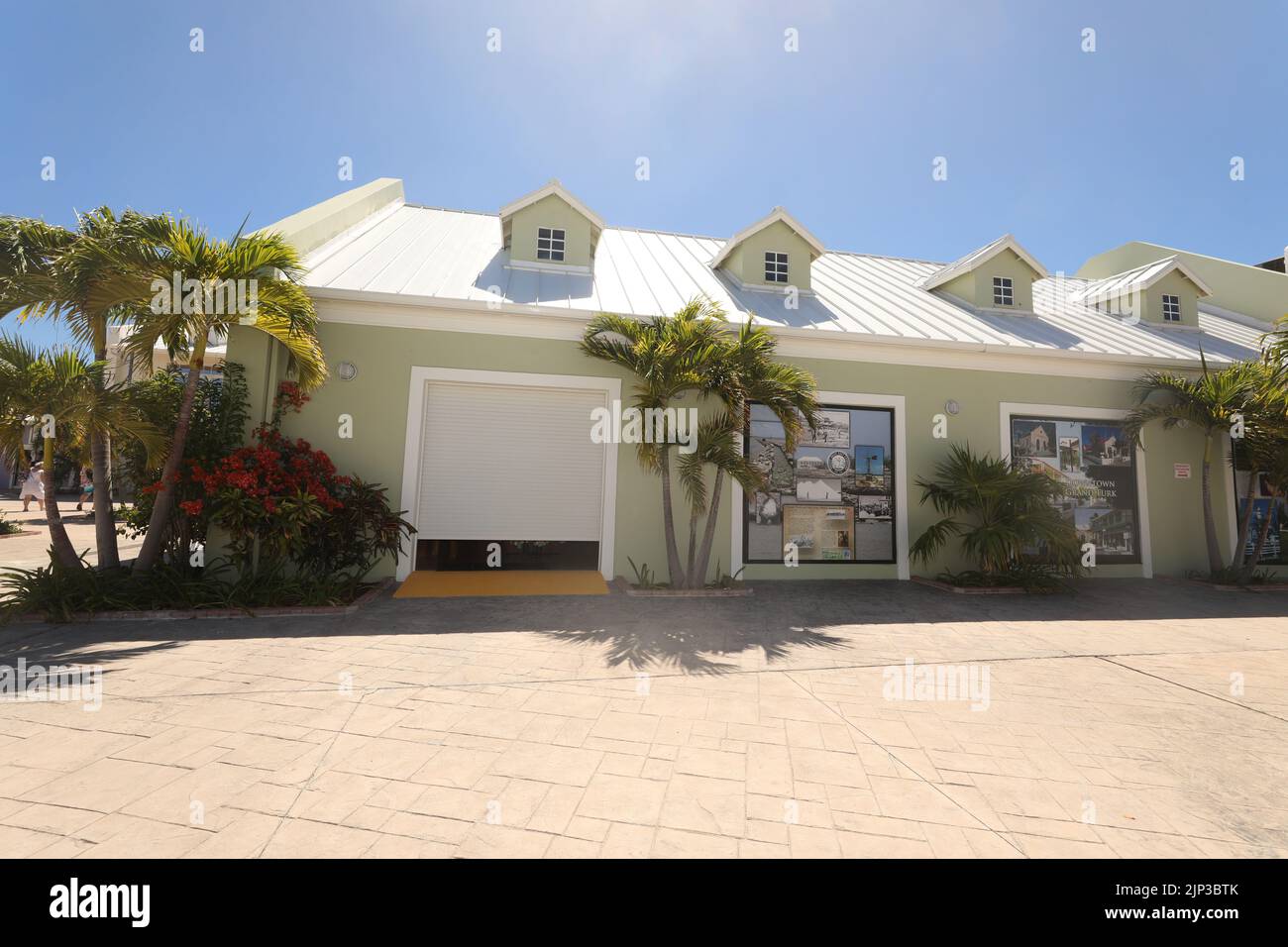 Grand Turk, Turks and Caicos Islands - Cruise ship docked at port Grand ...