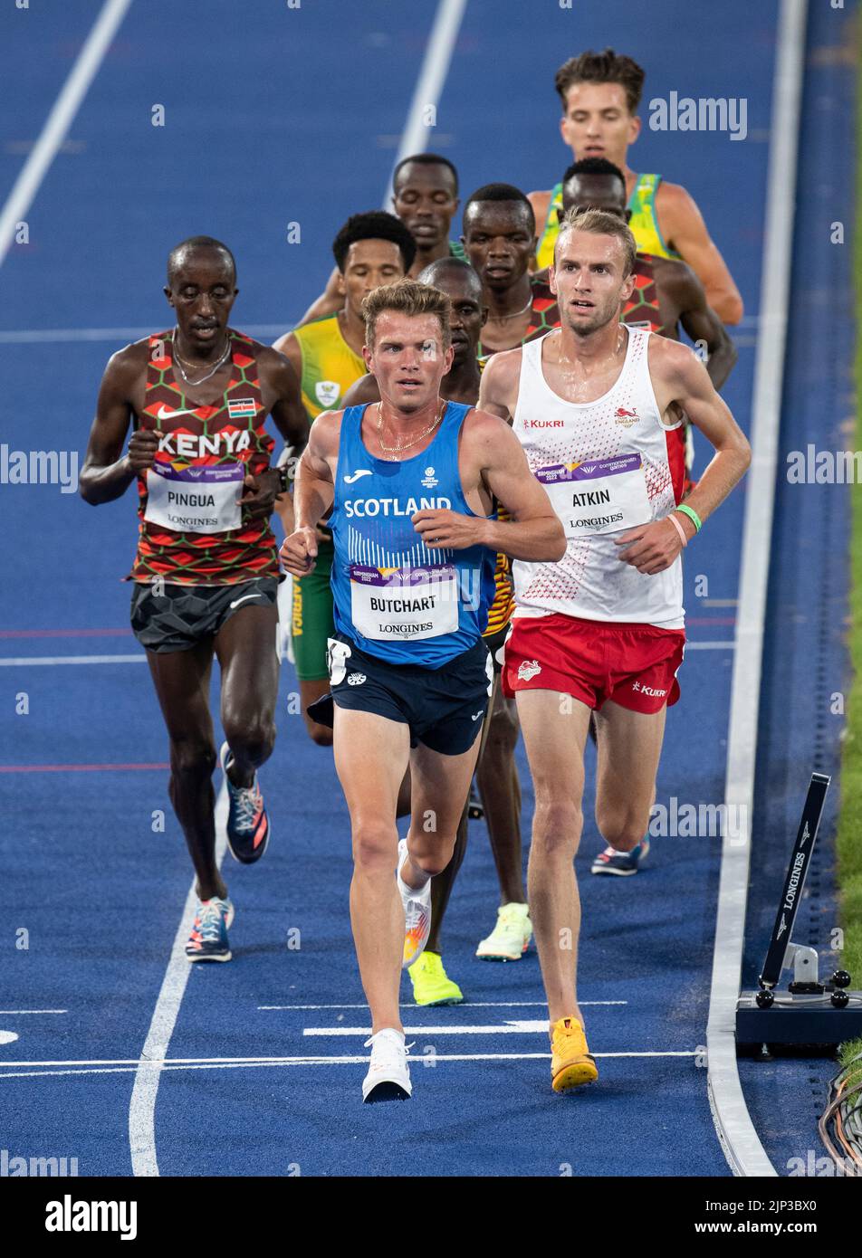 Andrew Butchart of Scotland competing in the men's 10,000m final at the ...