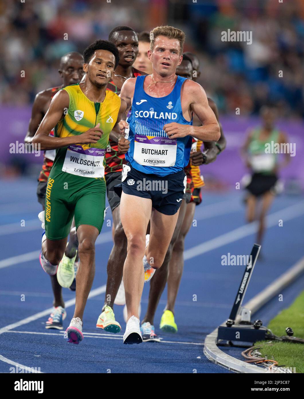 Andrew Butchart of Scotland competing in the men's 10,000m final at the ...