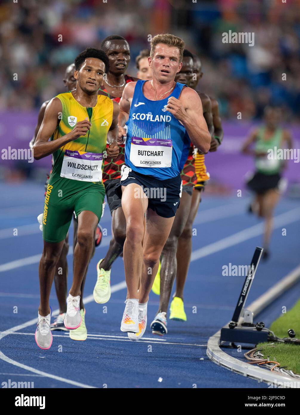 Andrew Butchart of Scotland competing in the men's 10,000m final at the ...