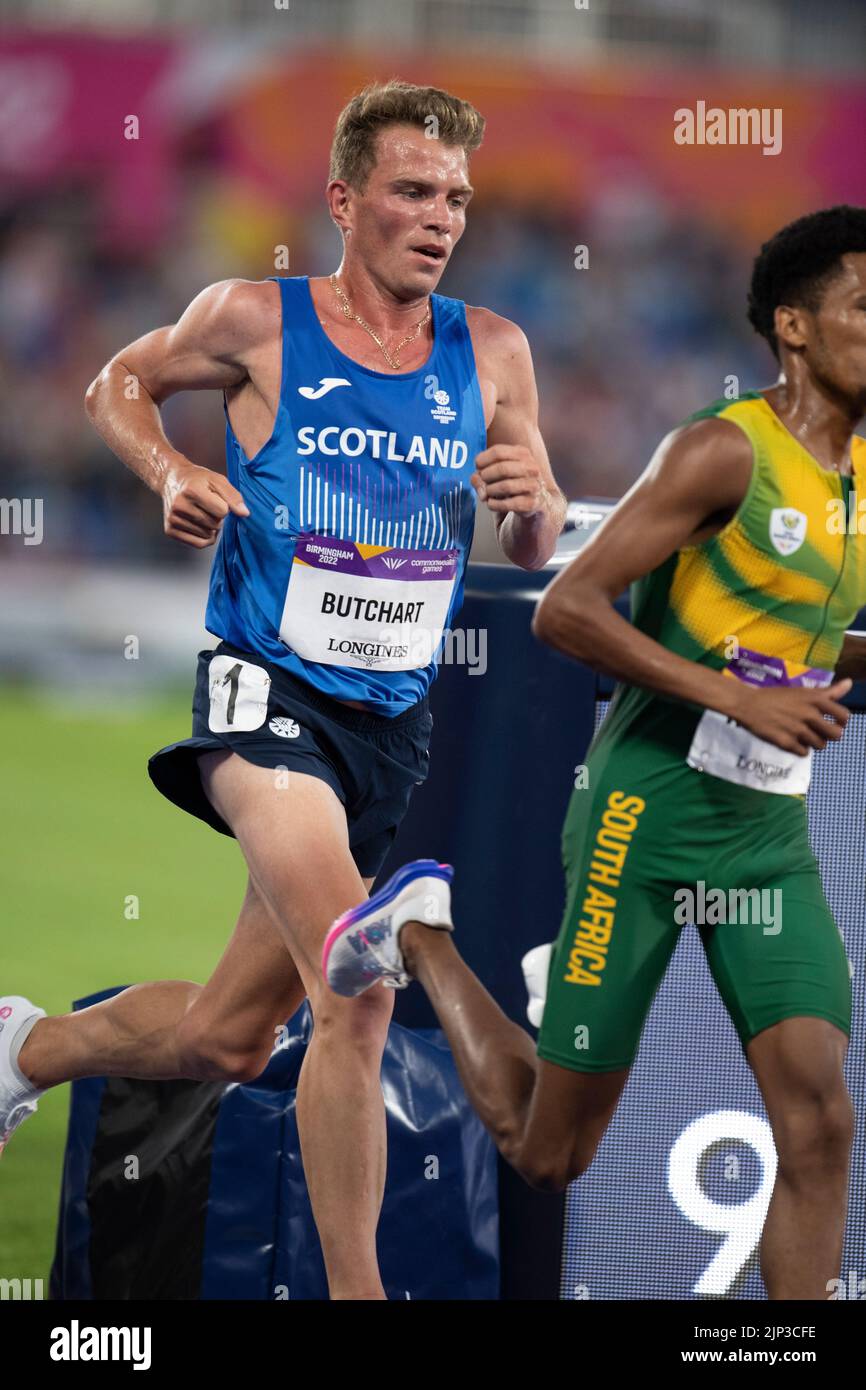 Andrew Butchart of Scotland competing in the men's 10,000m final at the ...