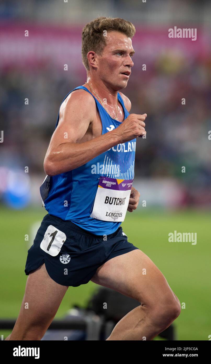 Andrew Butchart of Scotland competing in the men's 10,000m final at the ...