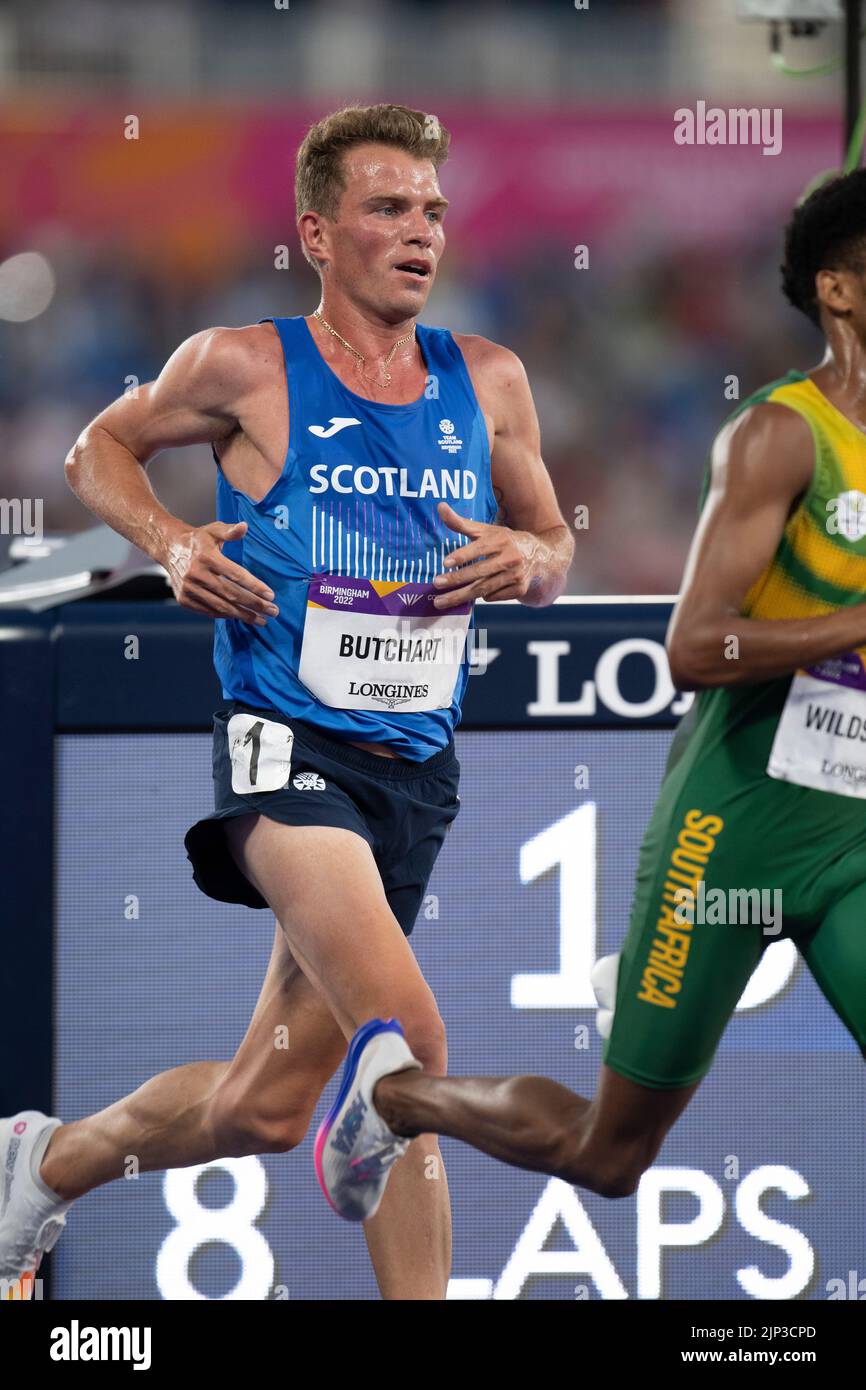 Andrew Butchart of Scotland competing in the men's 10,000m final at the ...