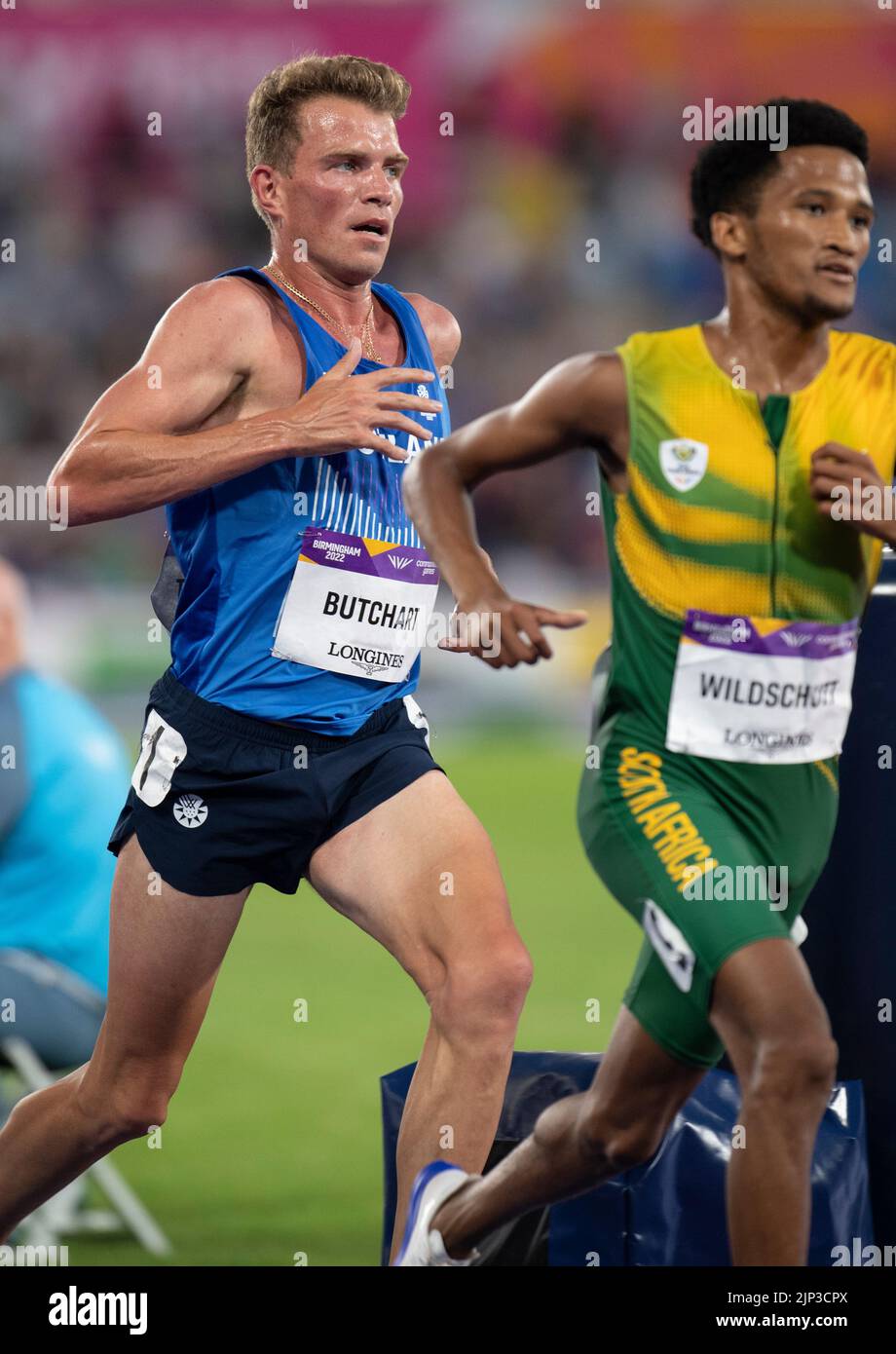 Andrew Butchart of Scotland competing in the men's 10,000m final at the ...