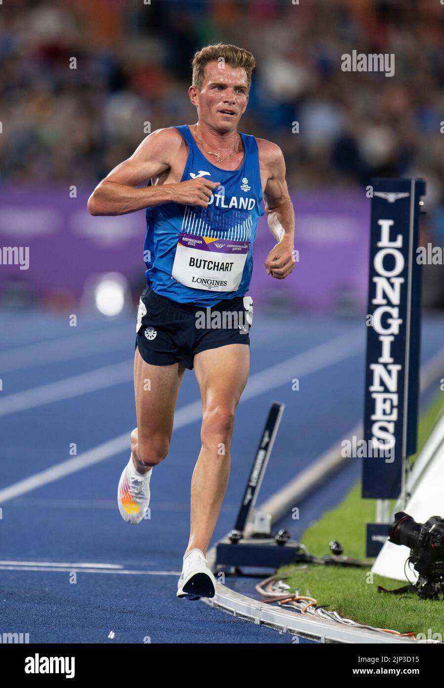 Andrew Butchart of Scotland competing in the men's 10,000m final at the ...