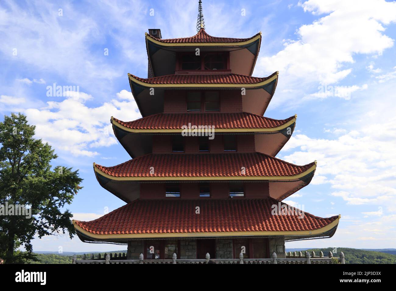 Pagoda in Reading PA Stock Photo - Alamy