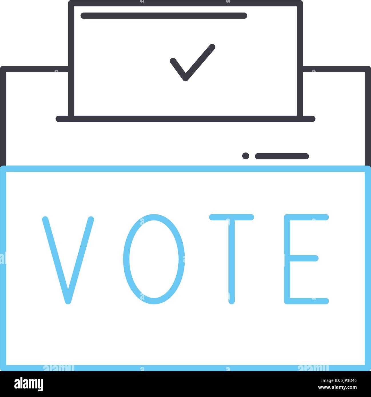 Vote concept voting symbol Cut Out Stock Images & Pictures - Alamy