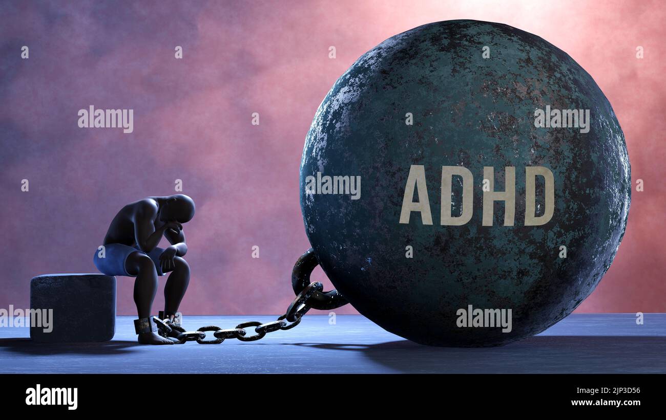 Adhd that limits life and make suffer, imprisoning in painful condition ...