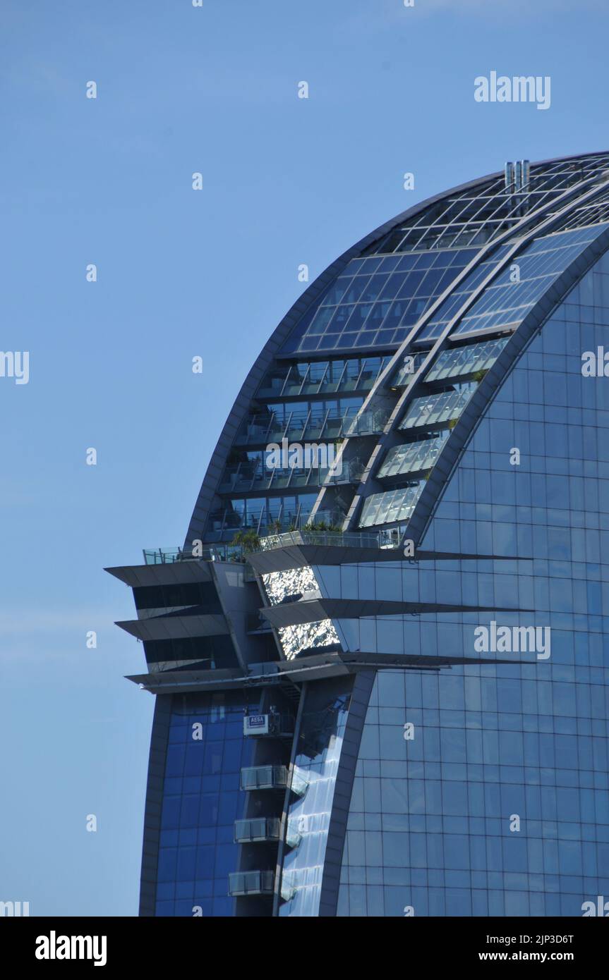 A glass wall and window of the building Stock Photo - Alamy