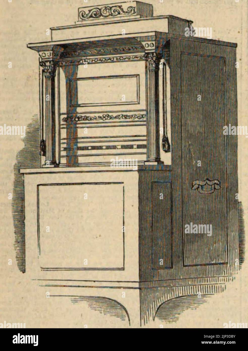 The eureka machine 1845 Stock Photo - Alamy