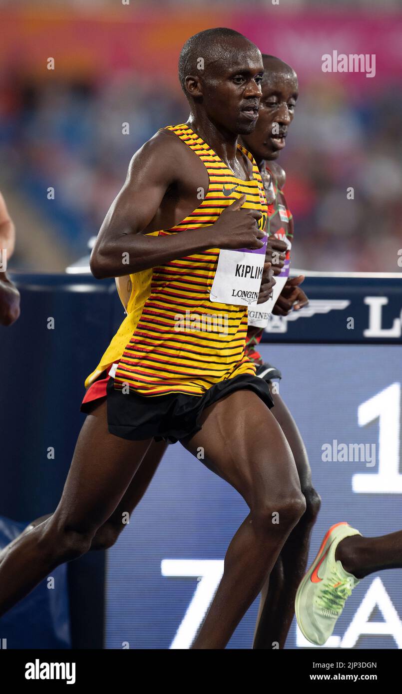 Jacob Kiplimo of Uganda competing in the men's 10,000m final at the ...