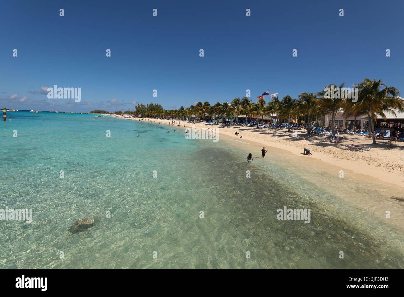 Grand Turk, Turks and Caicos Islands - Cruise ship docked at port Grand ...