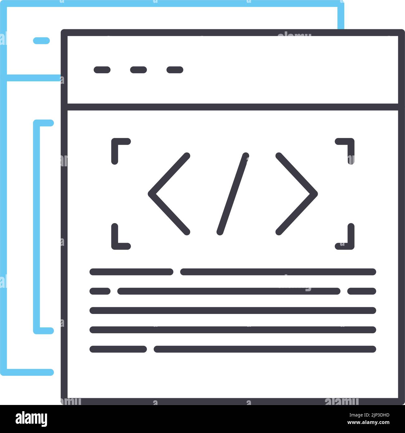 Back end developer programmer Cut Out Stock Images & Pictures - Alamy