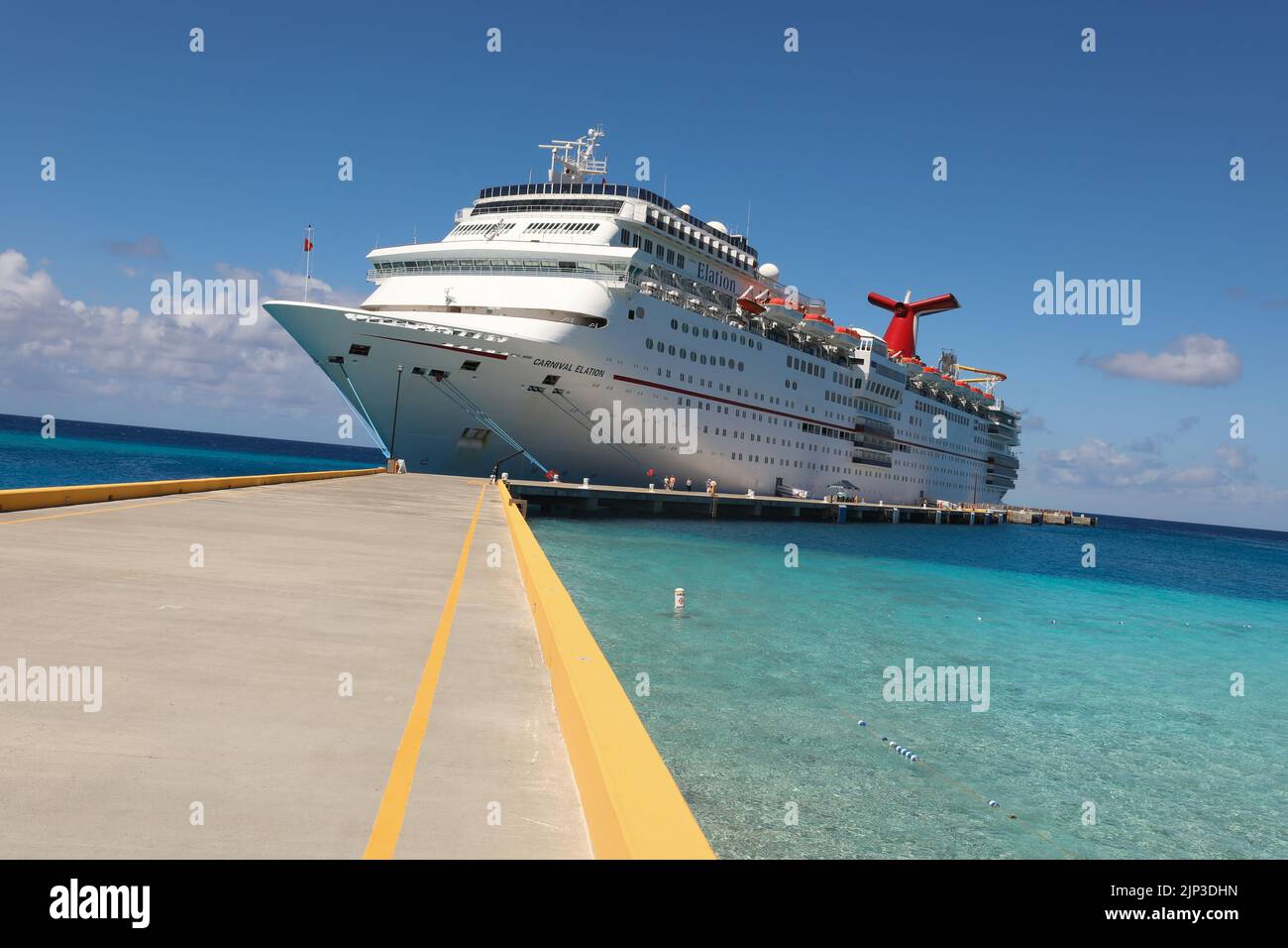 Grand Turk, Turks and Caicos Islands - Cruise ship docked at port Grand ...