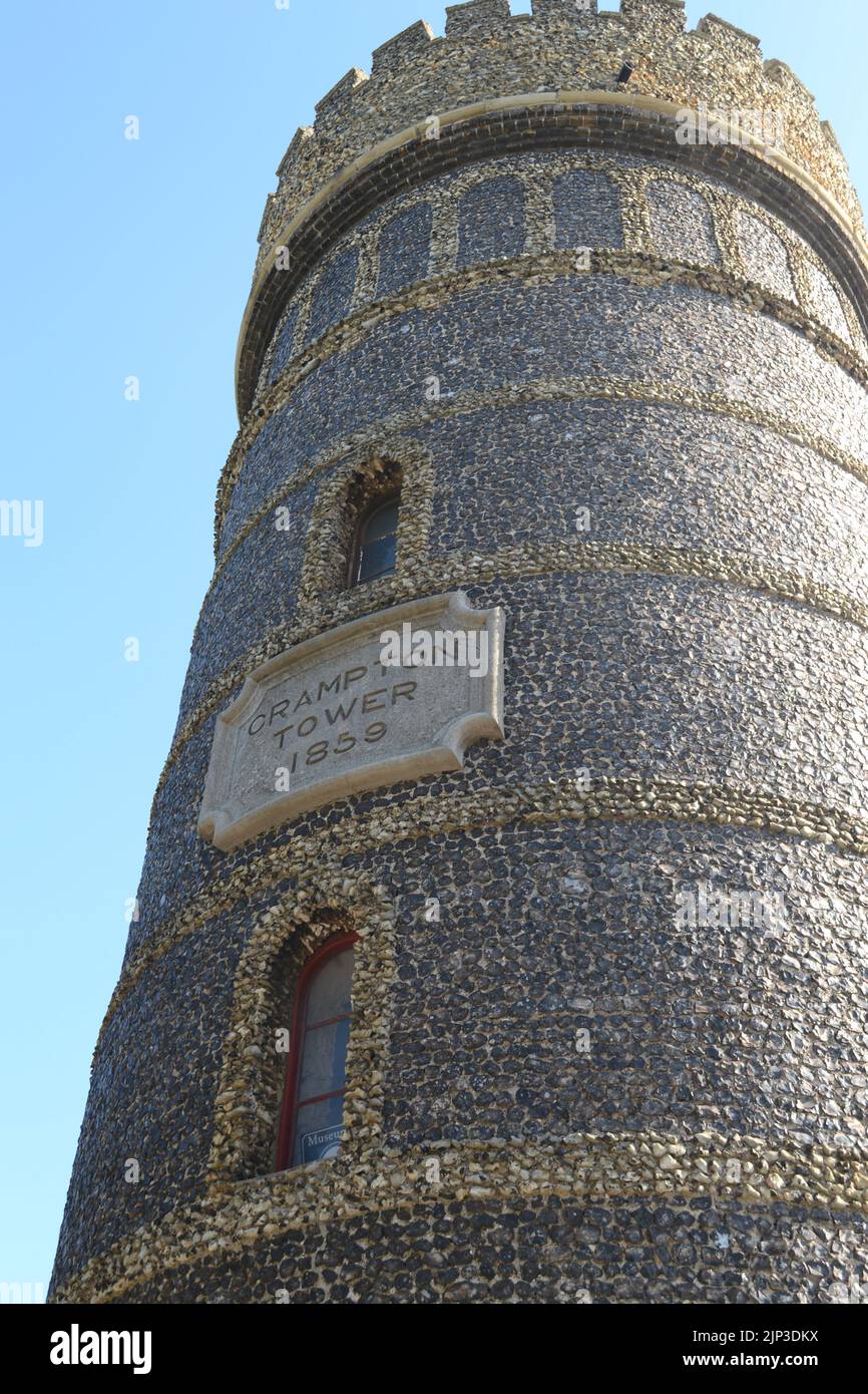 The Crampton Tower local history museum in Broadstairs, England Stock ...