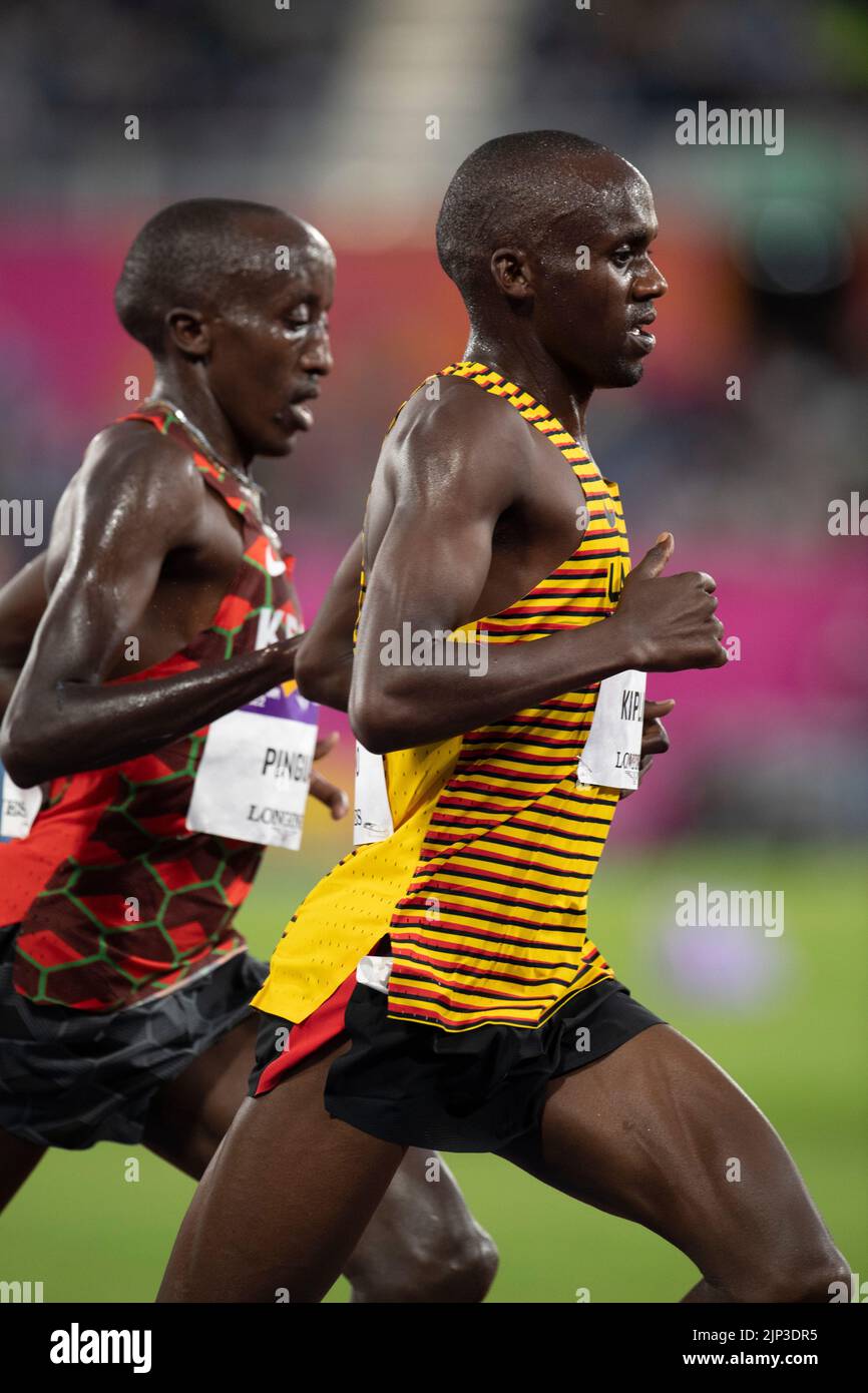 Jacob Kiplimo of Uganda competing in the men's 10,000m final at the ...