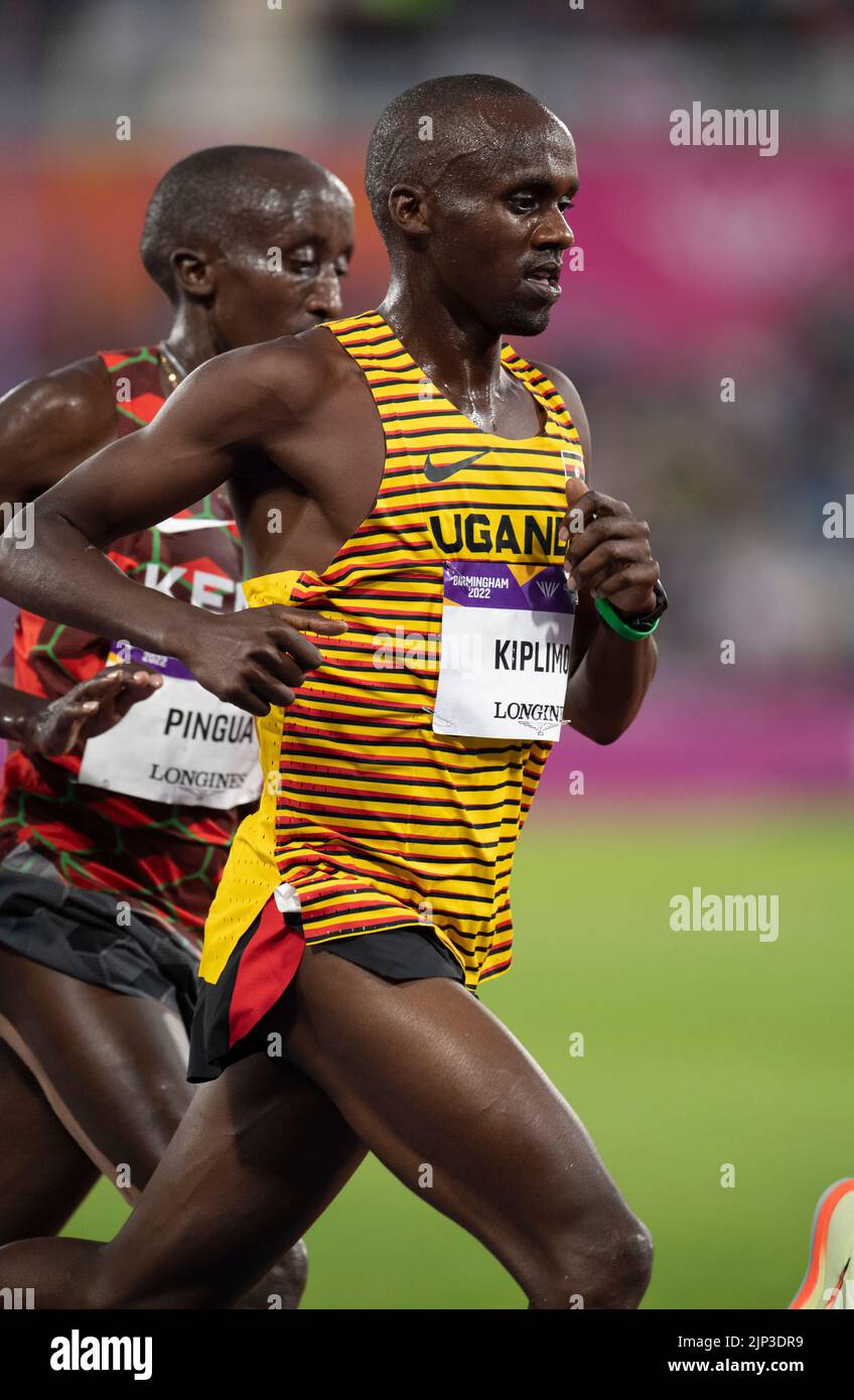 Jacob Kiplimo of Uganda competing in the men's 10,000m final at the Commonwealth Games at ...