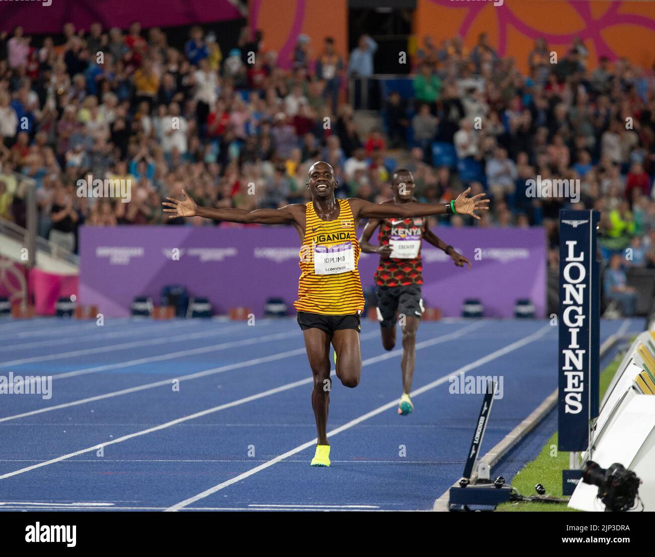 Jacob Kiplimo of Uganda competing in the men's 10,000m final at the ...