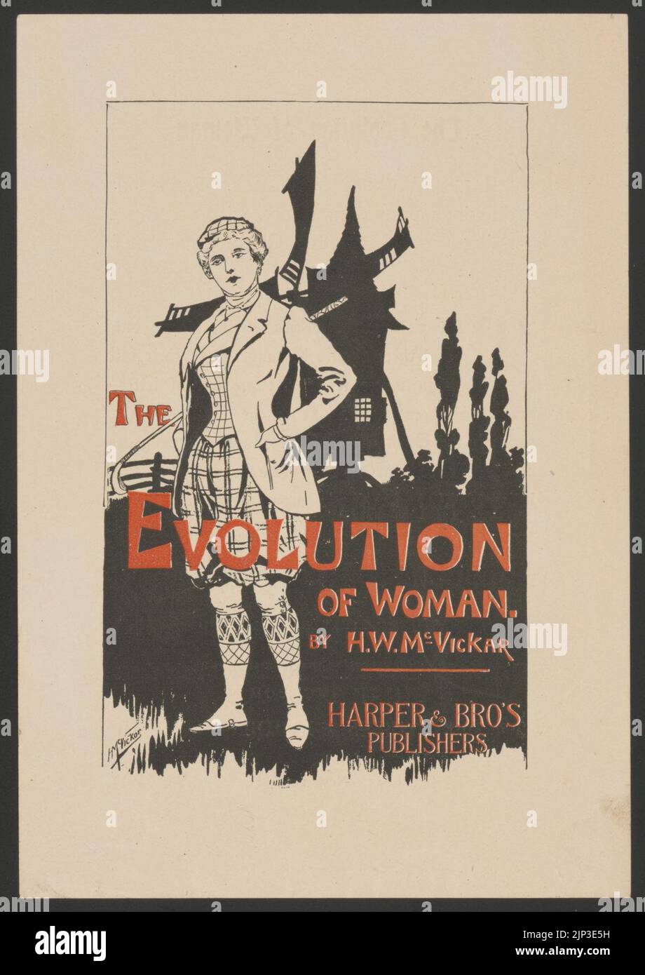 The evolution of woman by H.W. McVickar Stock Photo - Alamy