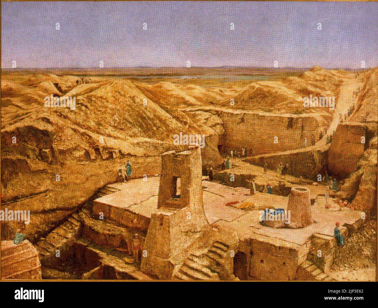 The Excavations of the University Museum at Nippur, Mesopotamia Stock ...
