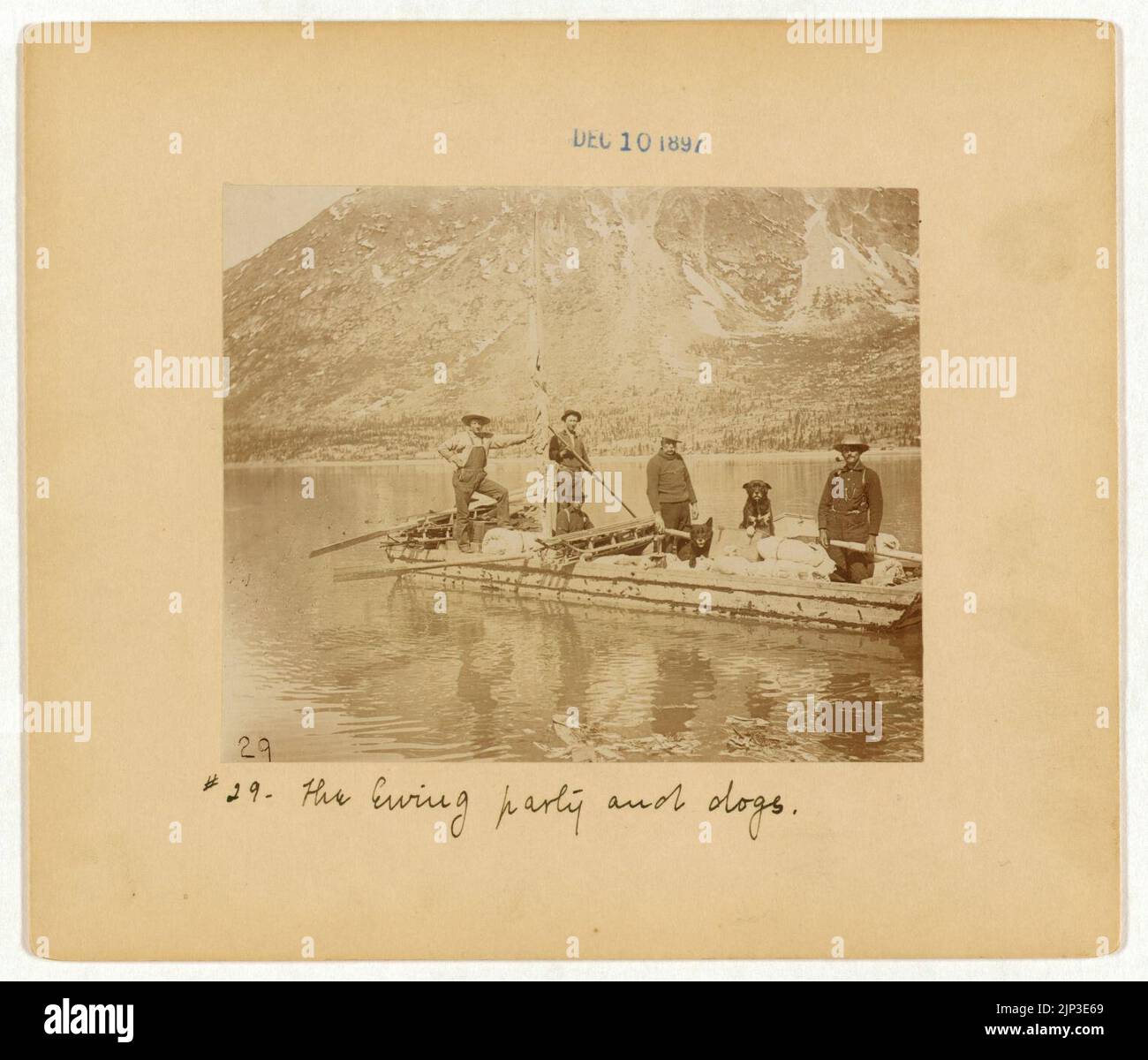 The Ewing party and dogs Stock Photo - Alamy