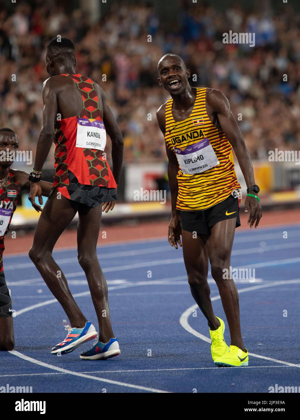 Jacob Kiplimo of Uganda competing in the men's 10,000m final at the ...
