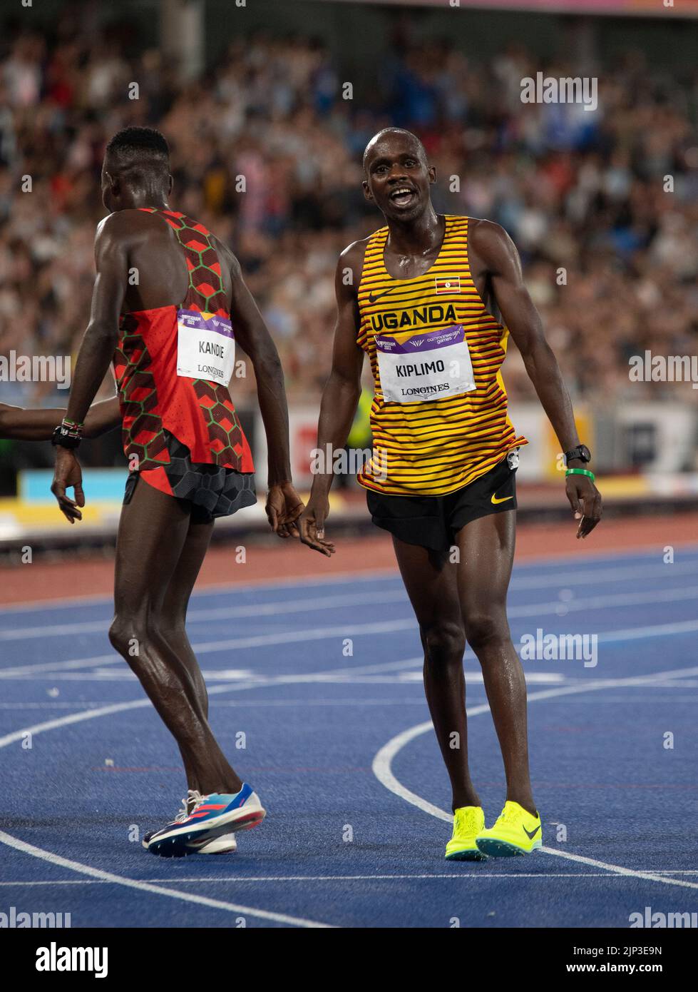 Jacob Kiplimo of Uganda competing in the men's 10,000m final at the ...