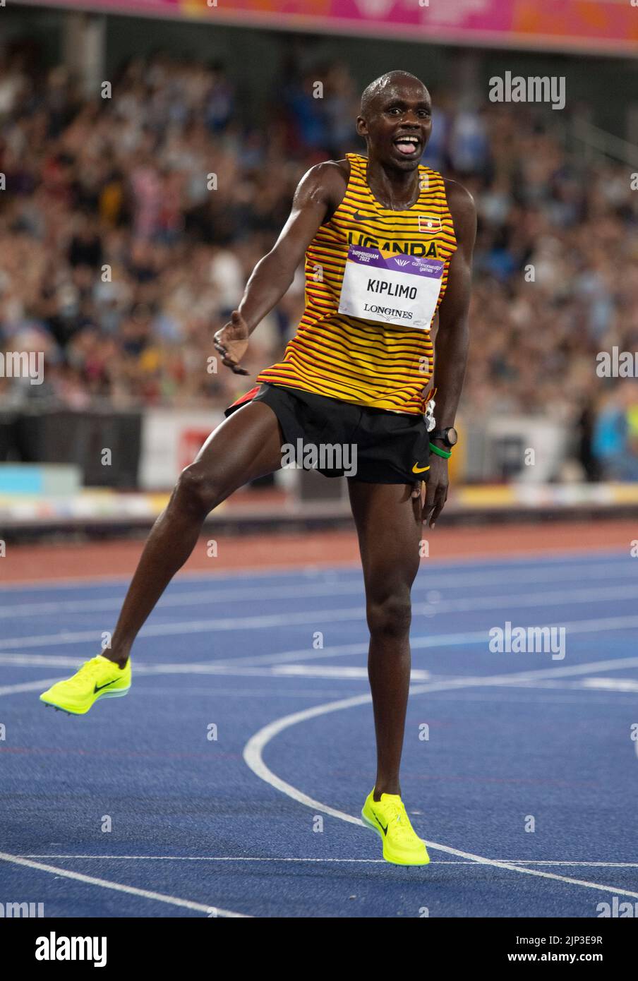 Jacob Kiplimo of Uganda competing in the men's 10,000m final at the ...