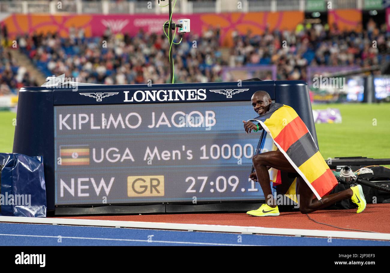 Jacob Kiplimo of Uganda competing in the men's 10,000m final at the ...